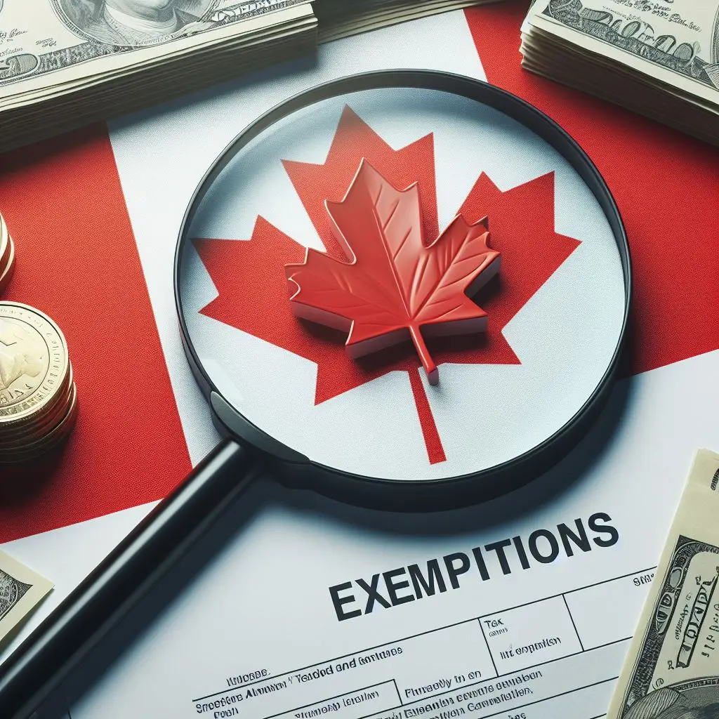 Tax Exemptions in Canada - Accounting website